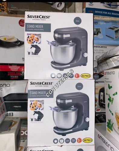 SilverCrest Gloss Black stand Mixer Kneading, 5L, 8 speed setting ...